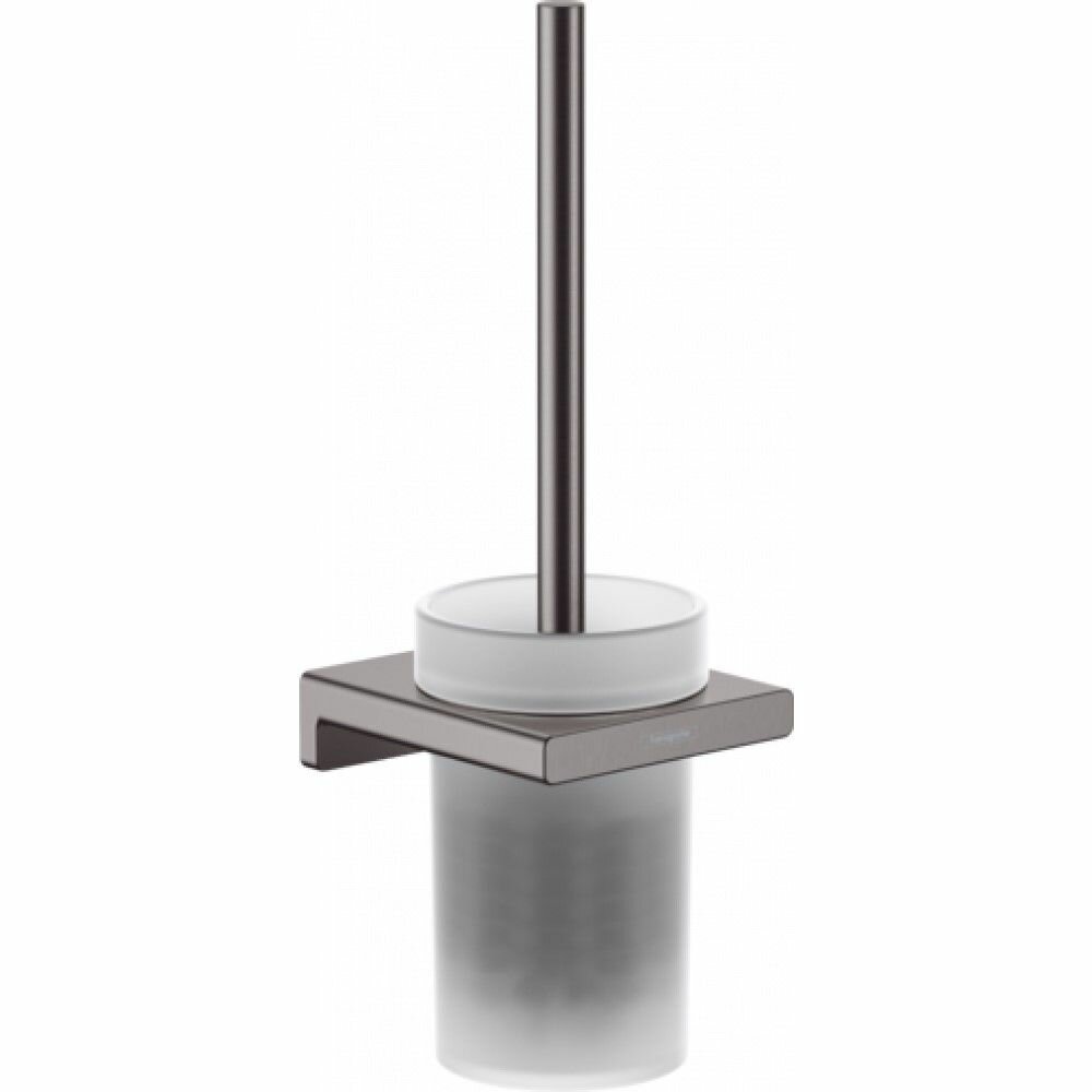 Hansgrohe AddStoris Подставка для туалетного ершика шлифованный черный хром 41752340