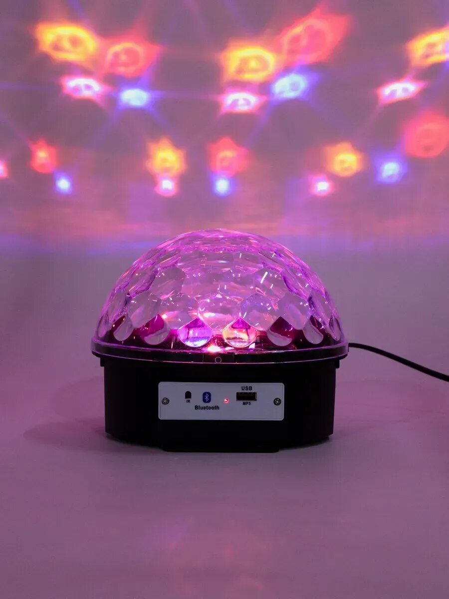 Диско шар с осветомузыкой