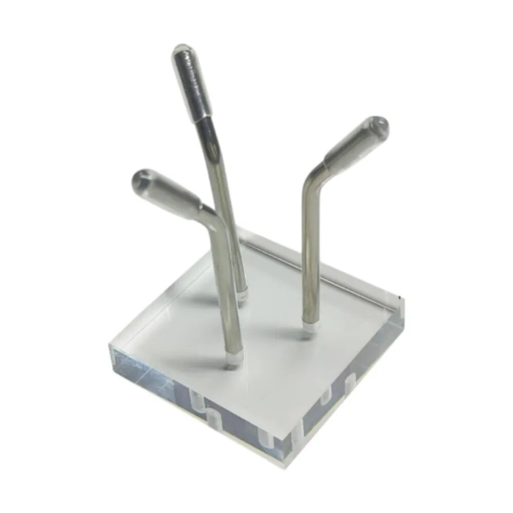 Подставка для минералов, декоративная стойка с металлической рукой и акриловым основанием для камней и окаменелостей