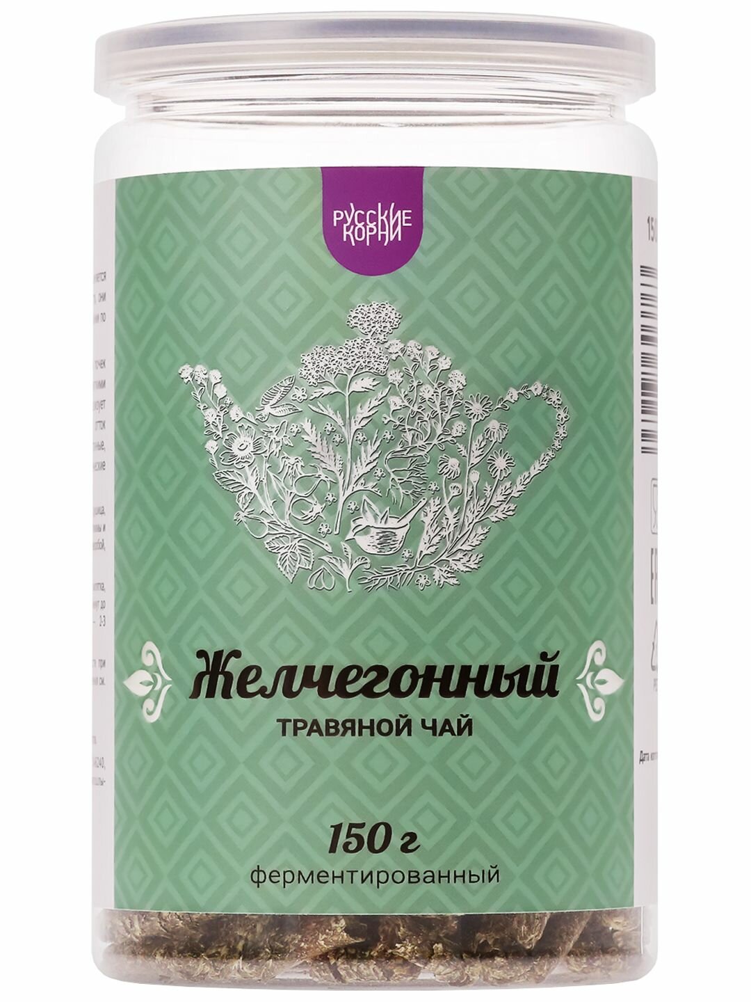Сбор трав ферментированный "Желчегонный" в гранулах, 150 г. Русские корни