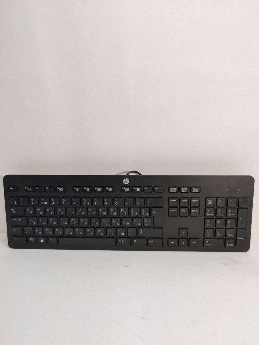Клавиатура HP Slim KB PH0U USB черная