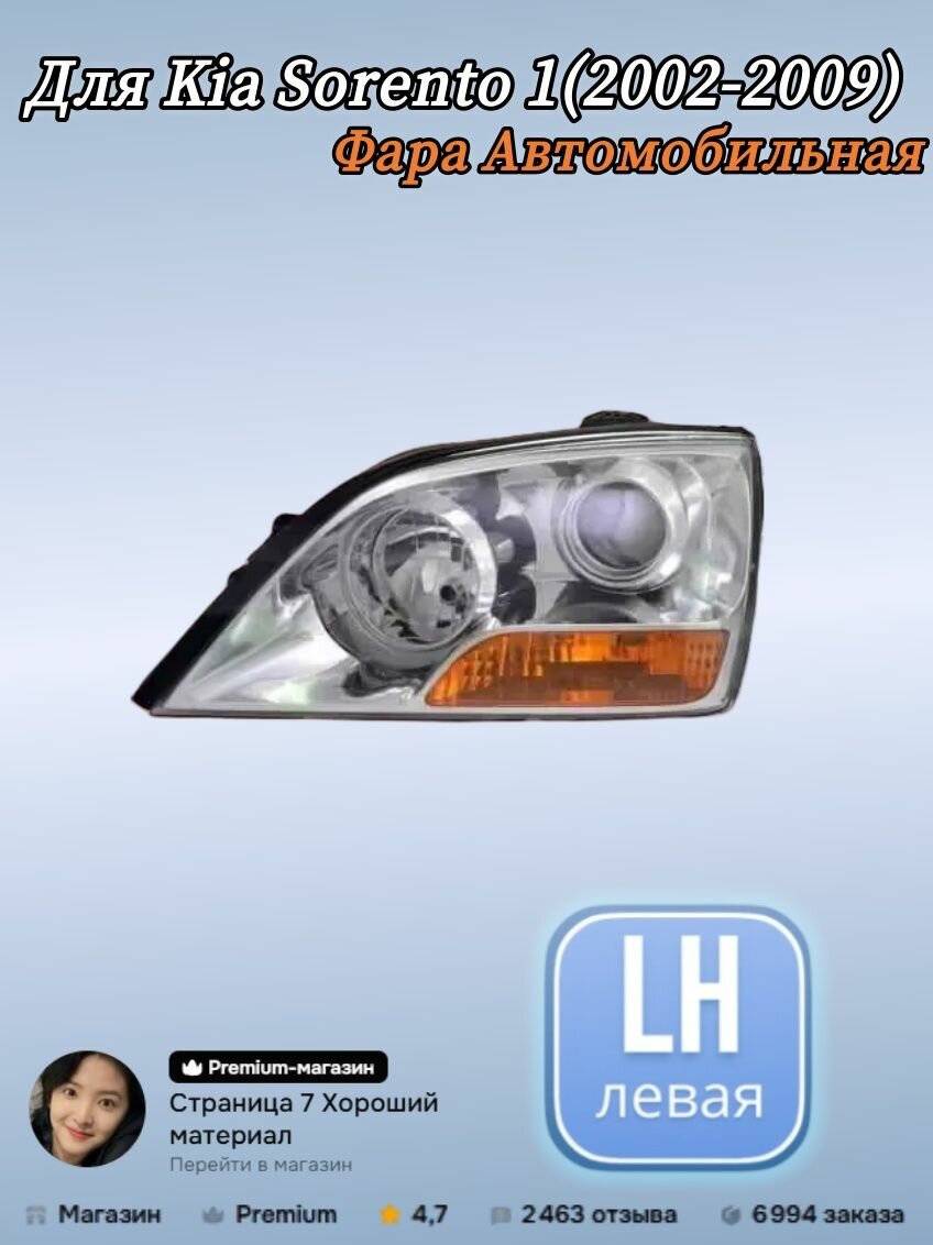 Фары автомобильные