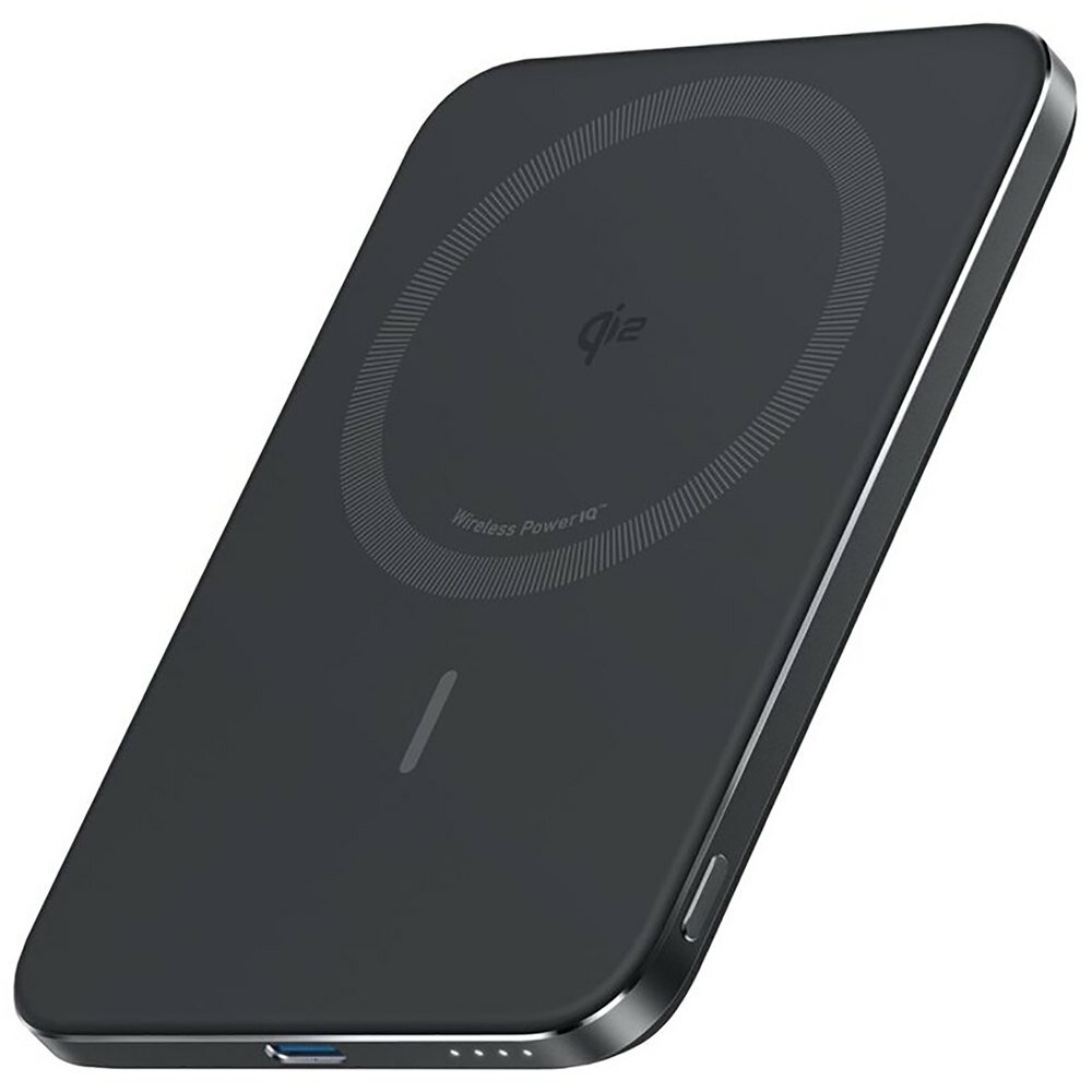 Внешний аккумулятор Anker Nano 5000 мАч 20W MagSafe Qi2 черный (A1665H11)