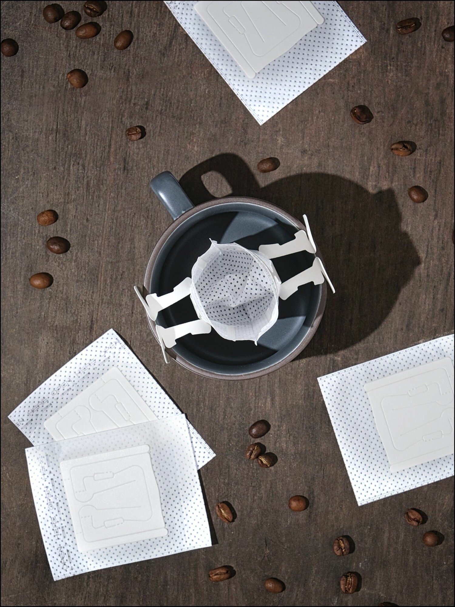 Дрип пакеты для кофе пустые 50шт. Фильтр для кофе