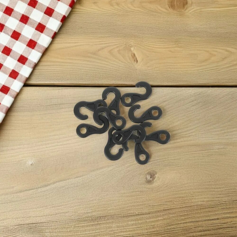 15 шт. Открытый крючок для палатки подвесные крючки пряжка для кемпинга кулон эластичная веревка 4.00X2, 00X0, 20 см