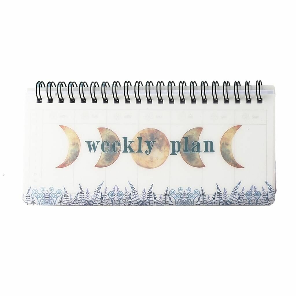 Блокнот с двойной спиралью, отрывными листами, - Фазы Луны