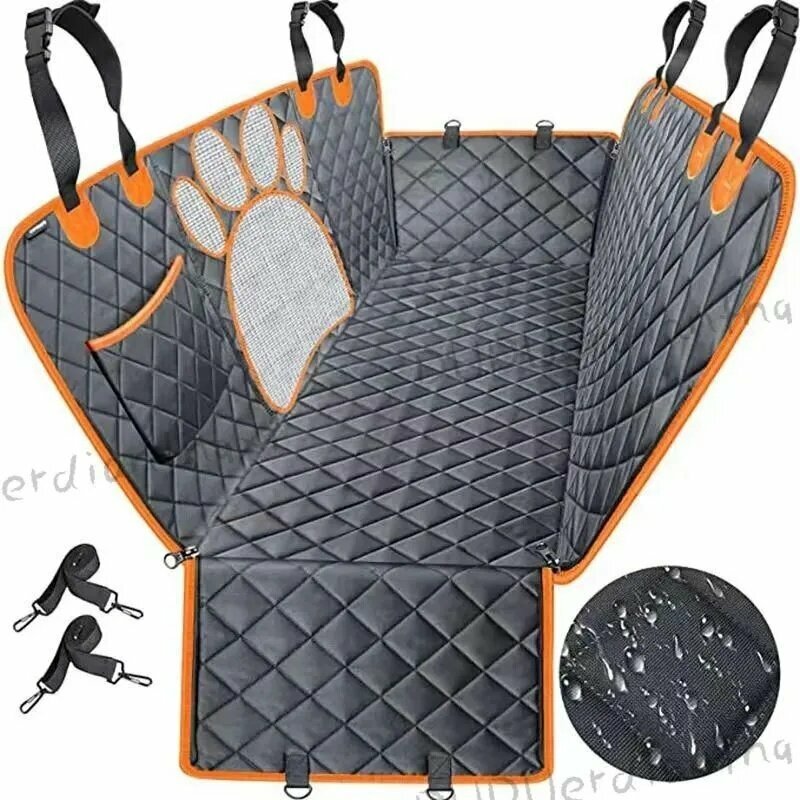 Автогамак-трансформер для перевозки собак с защитой / Накидка на сиденья в авто , Универсальный гамак в машину 4 в 1