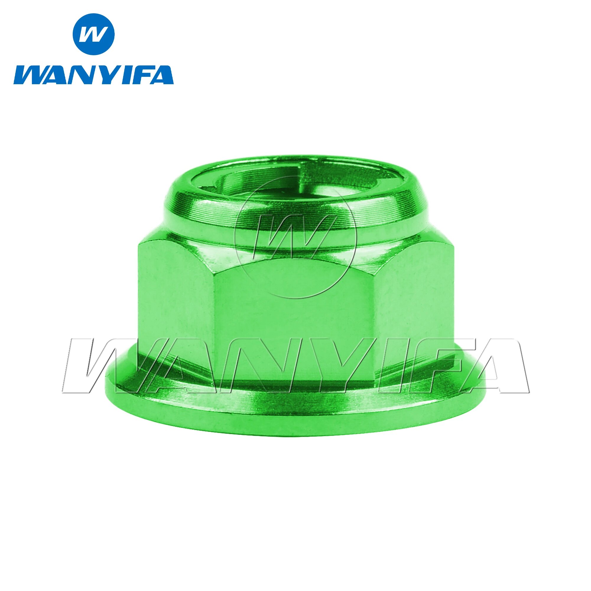 Wanyifa Титановые гайки M6 M8 M10 M12 M10 Pitch 1.25mm, Green