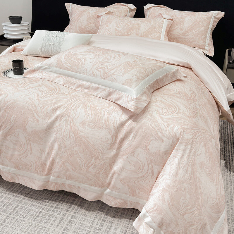 Platinum Era Cherry Blossom Pink 2.0m 4-составной комплект: Пододеяльник 220x240 см, простыня 245x265 см, 2 наволочки