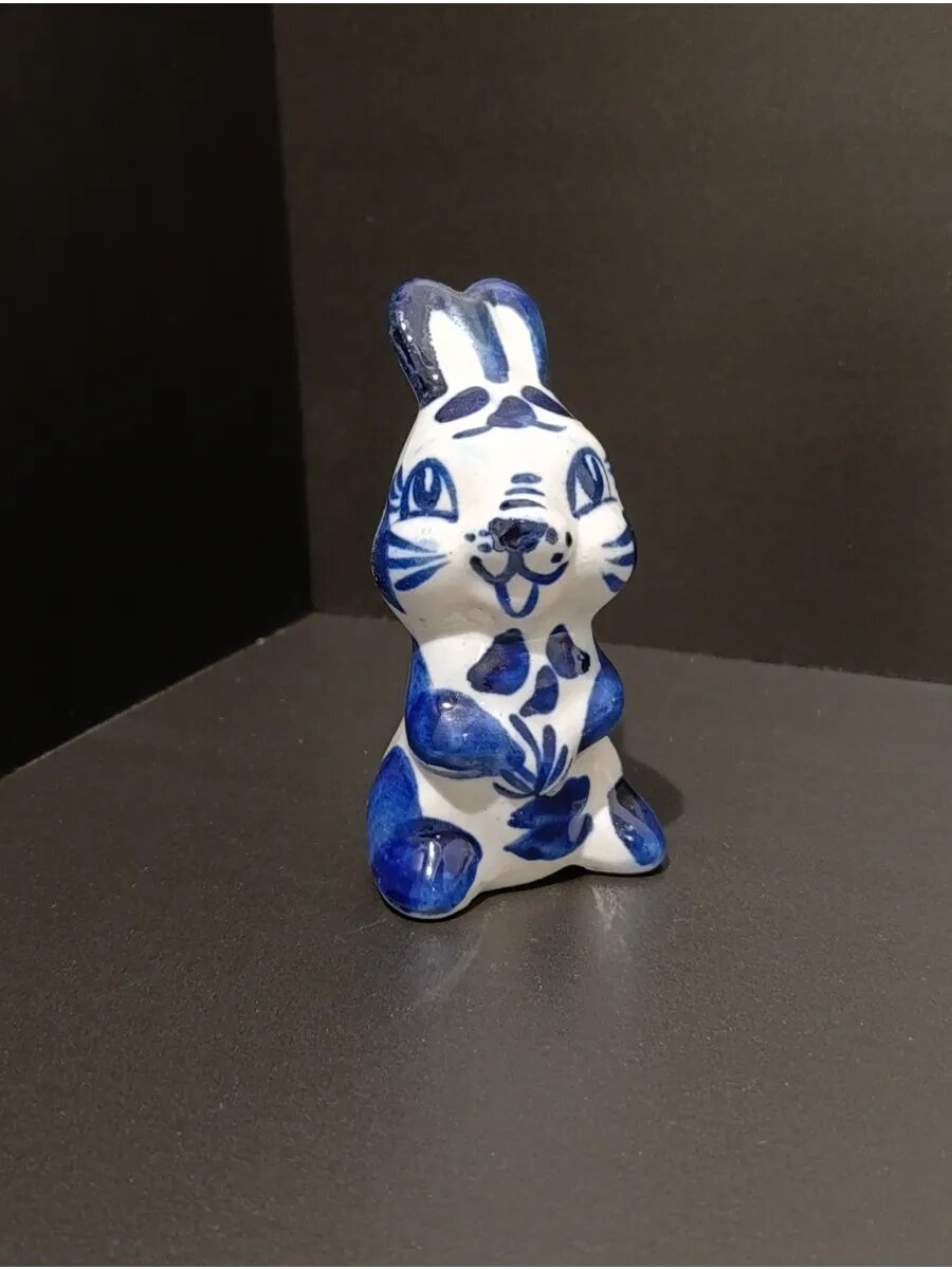 Фигурка заяц кролик Гжель