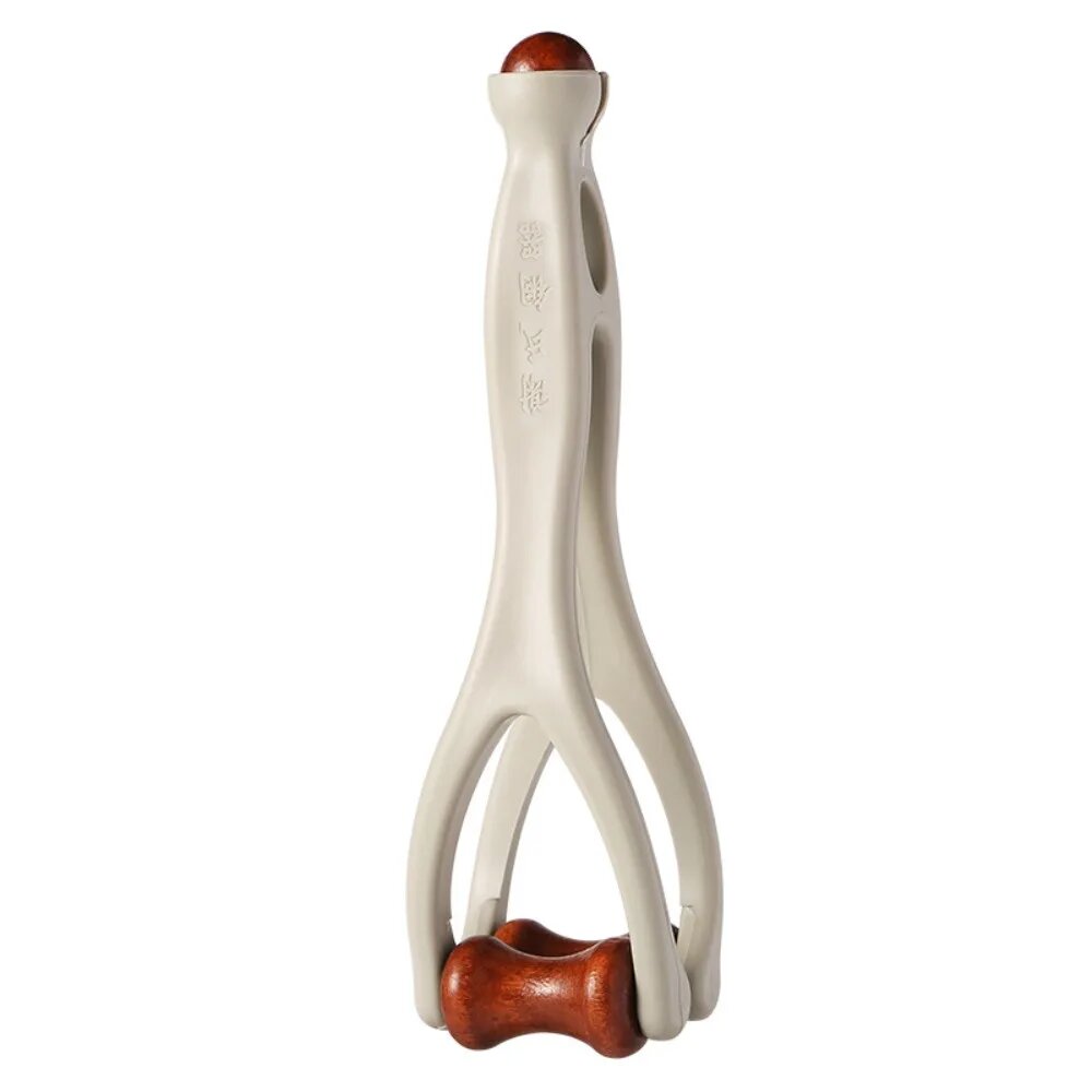 Массажный ролик для пальцев из массива дерева 360° ° Роликовый зажим, дизайн, массажер для пальцев, точечный массаж, палочка для облегчения меридиана рук