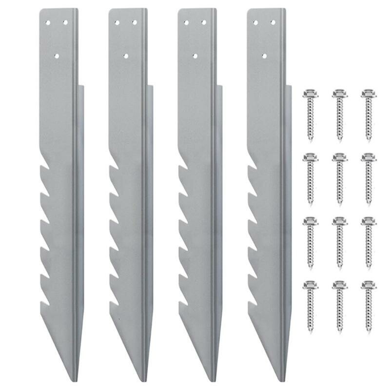 Анкеры для деревянных столбов (4 шт.)