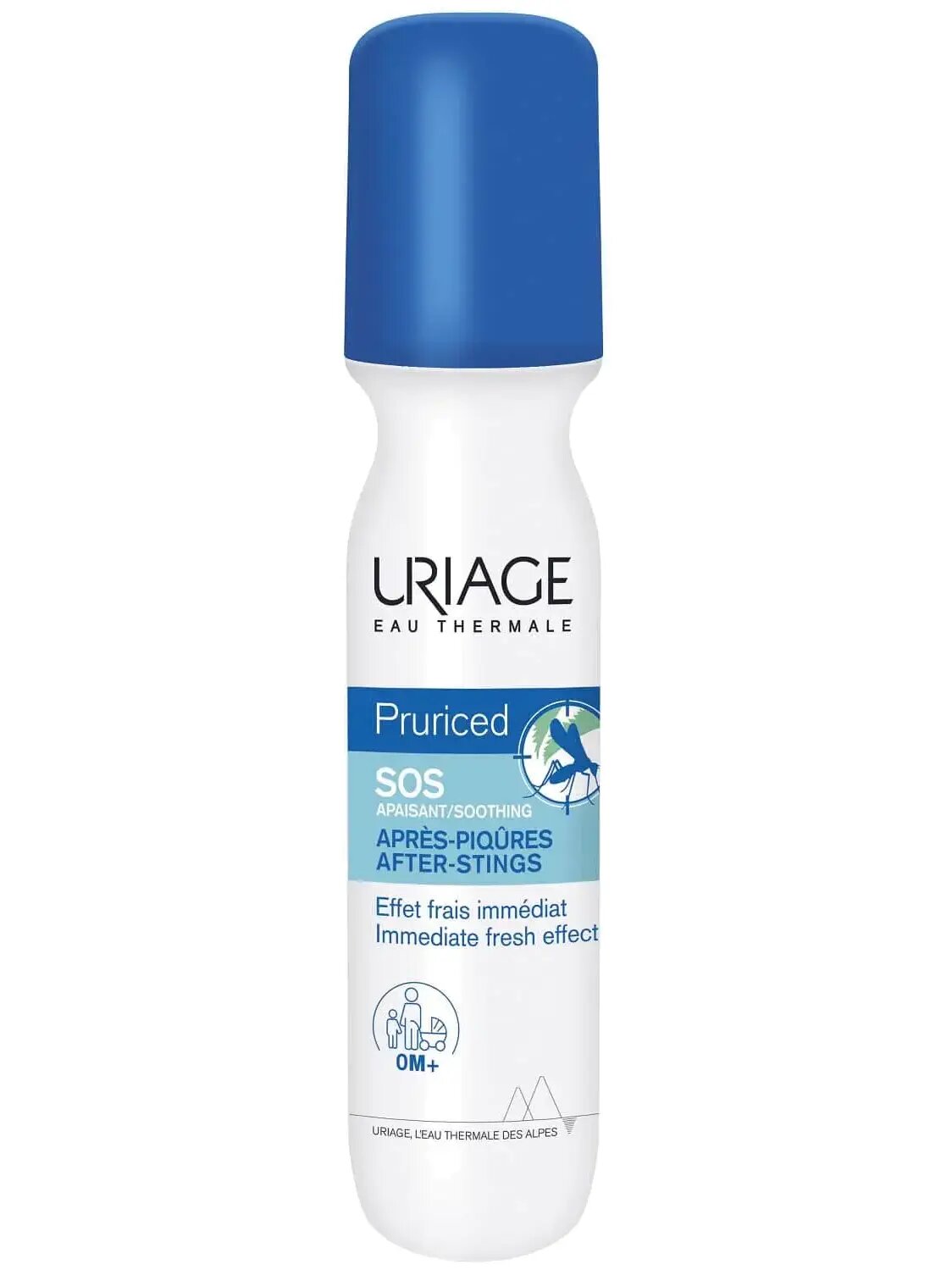 Лосьон прурисед Uriage, для чувствительной кожи, флакон-ролик, от зуда, 15 мл