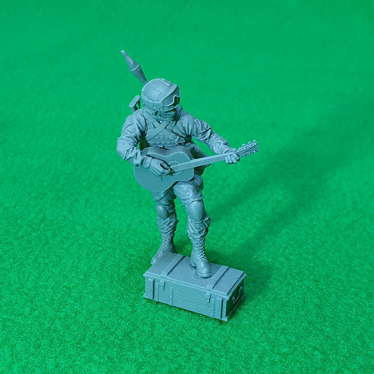 6018 СВ Модель Гитарист 1/35