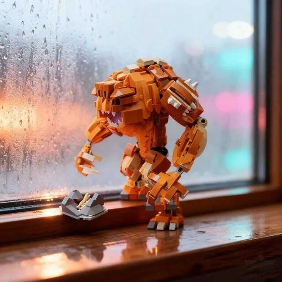 MOC Rancor Little Eatie T Rex Конструктор из пластика, 200+ деталей