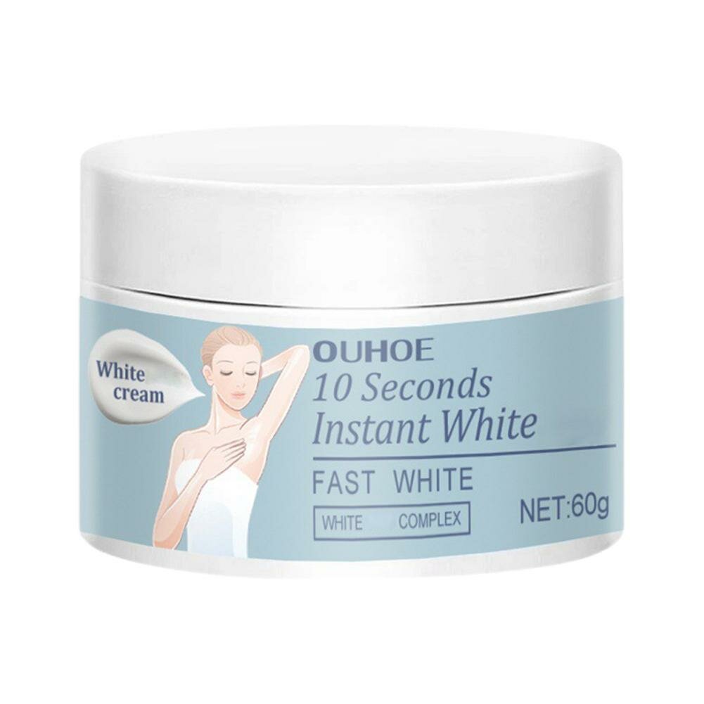 Осветляющий крем для тела 60 г, отбеливающий крем для интимной зоны, Борьба с гиперпигментацией, для зоны бикини, Увлажняет кожу, подходит для всех типов кожи