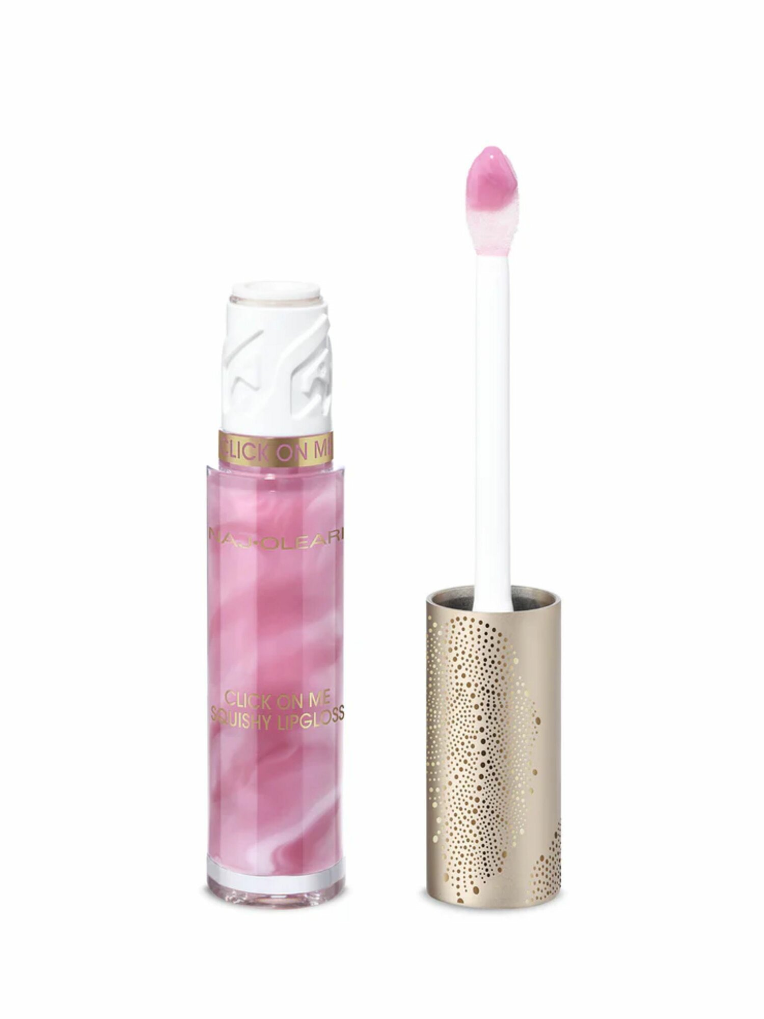 NAJ OLEARI Блеск для губ Click On Me Squishy Lip Gloss (02 Royal Burgundy)