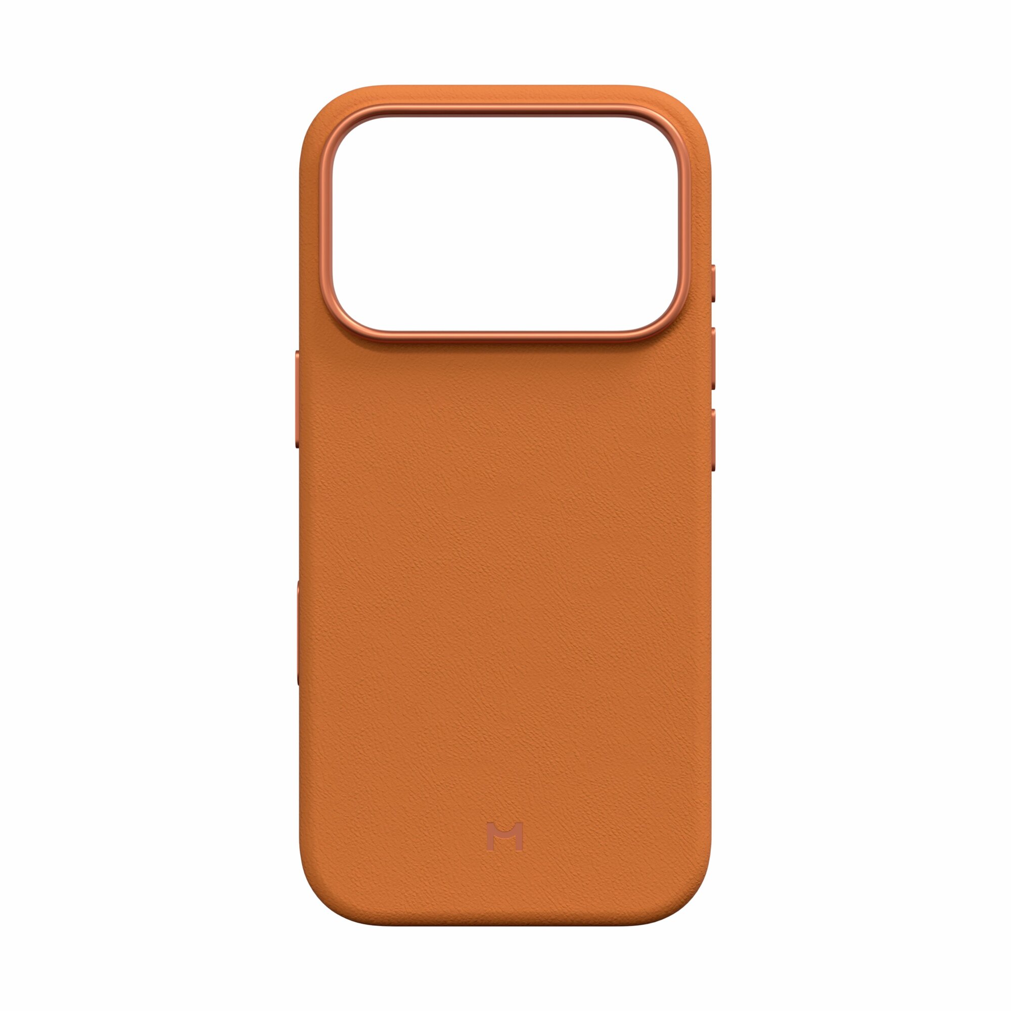 Чехол Magssory "CLT044", для iPhone 17 Pro, эко-кожа, оранжевый