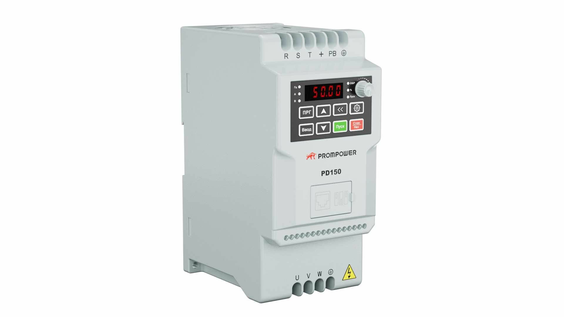 Преобразователь частоты Prompower PD150-A4022B, 380B, 6/10А, 2,2/4кВт PD150A4022B