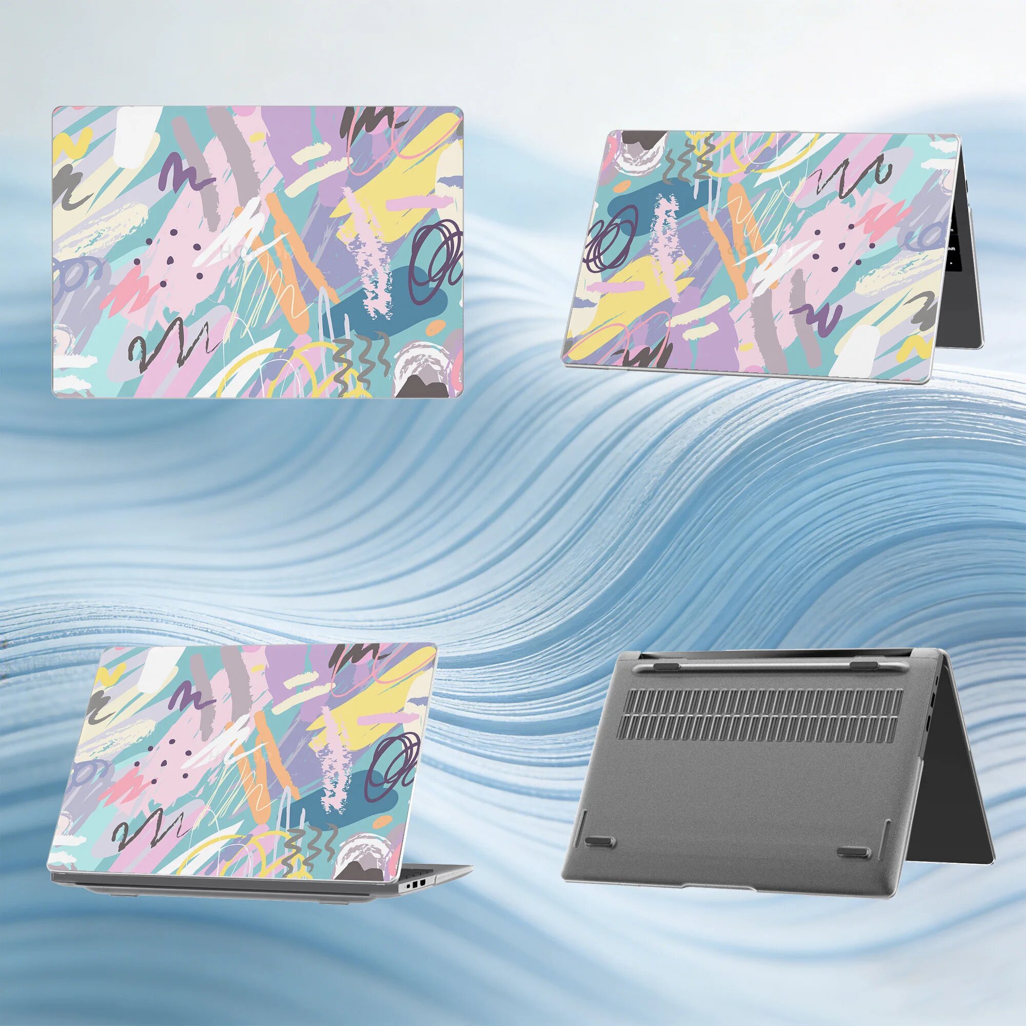 Противоскользящий чехол Cola Bubbles для Honor MagicBook X14/X16 MagicBook X16 2025, SMT-023 (6)