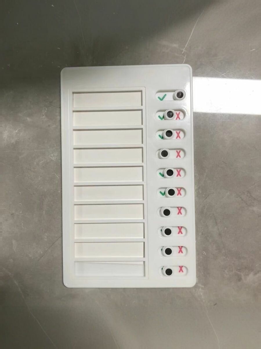 Настенный планер-доска, трекер привычек, многоразовый список дел (чек лист) со сменными бланками