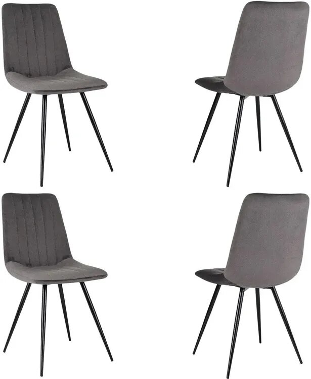 CH-K6_1/HL18_4 / Стул Бюрократ CH-K6_4 Holland 18 на ножках, 4шт в комплекте (ch-k6_1/hl18_4)