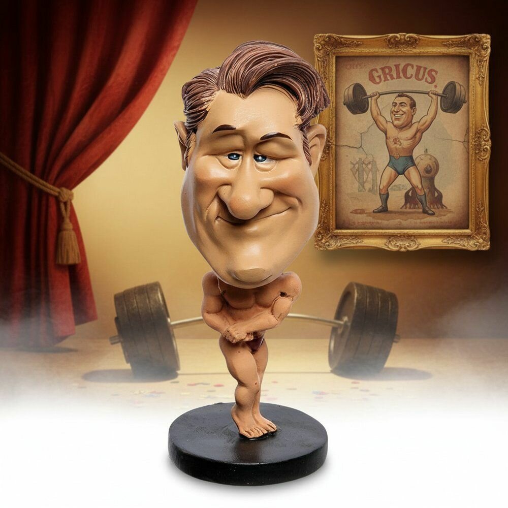 Фигурка-болванчик Бодибилдер