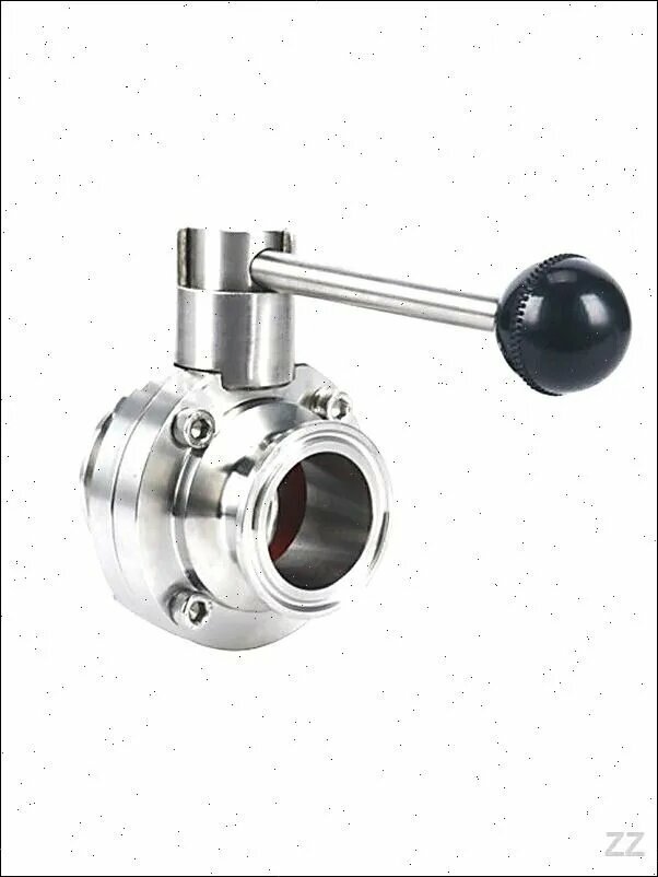 Кран бабочка кламп 2 дюйма нержавеющей стали AISI 304(64MM)