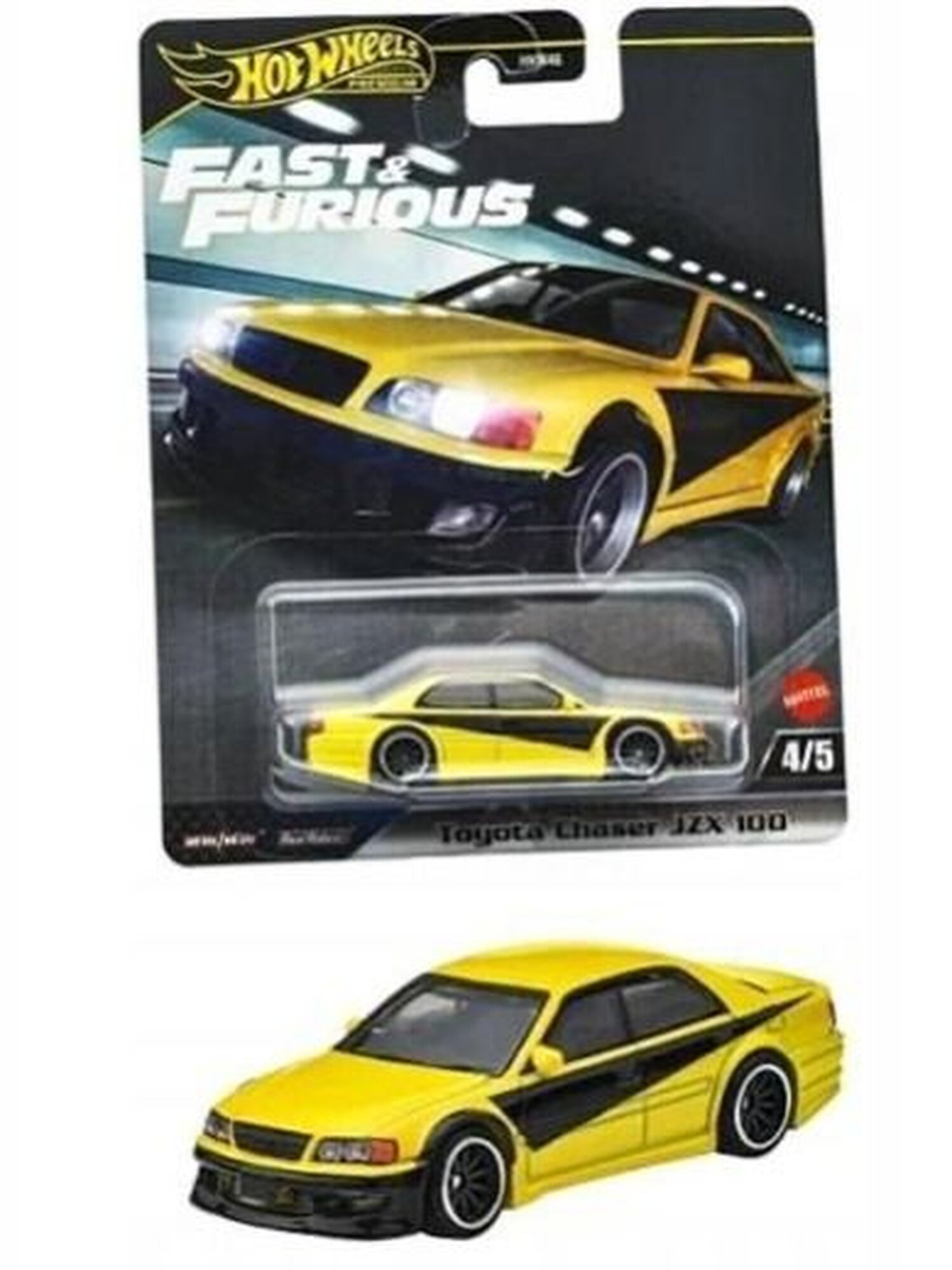 Игрушечный транспорт Hot Wheels Fast & Furious - форсаж 4/5 Toyota Chaser JZX100 - Хот Вилс JBL89