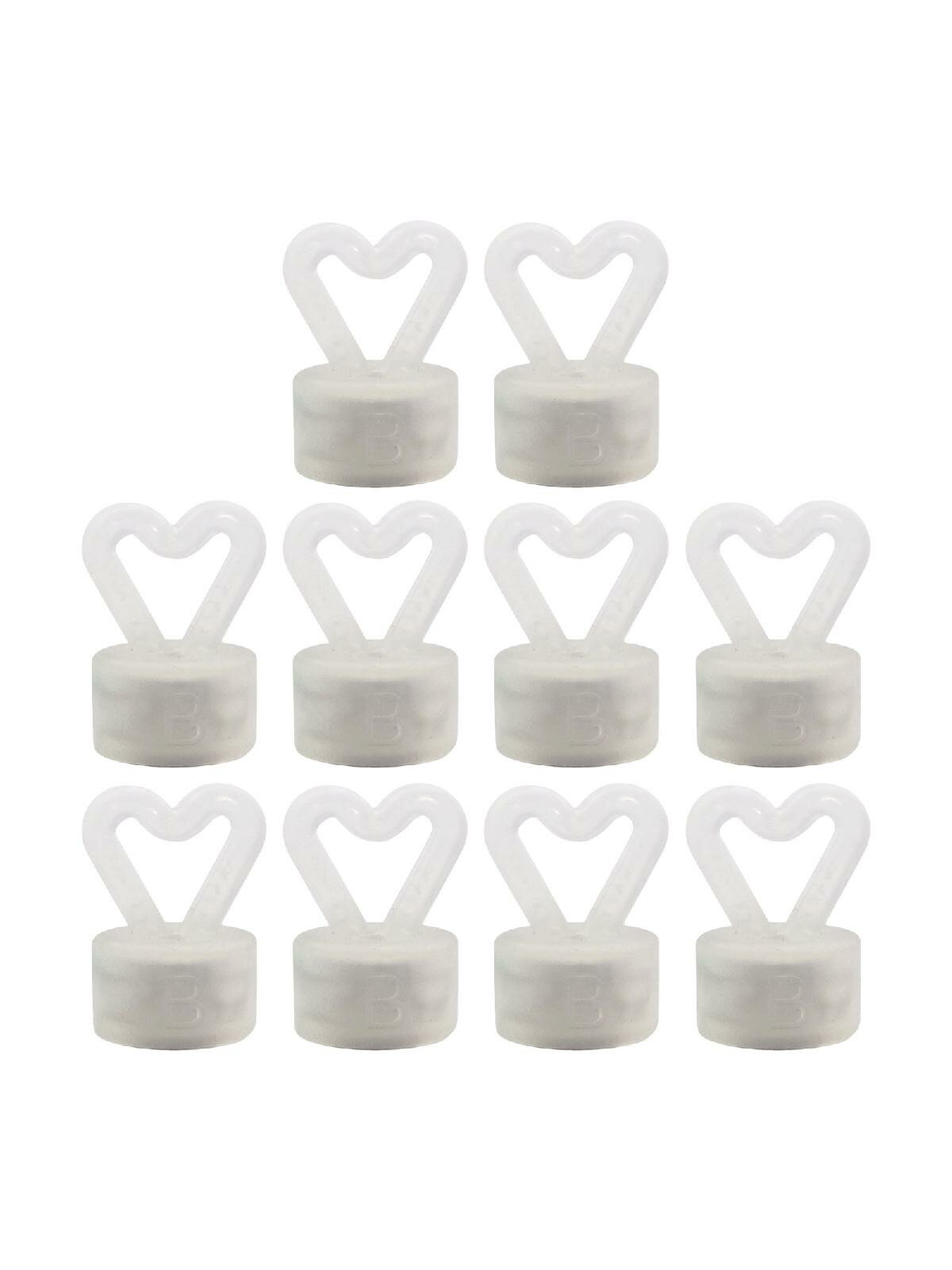 10шт Магнитных шариковых гирь в форме сердца, держатель для воздушных шаров с гелием