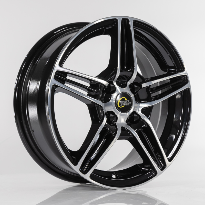Диск колесный Cross Street CR-27 6,0x15 5x114,3 Dia67.1 ET38 цвет BKF (черный)