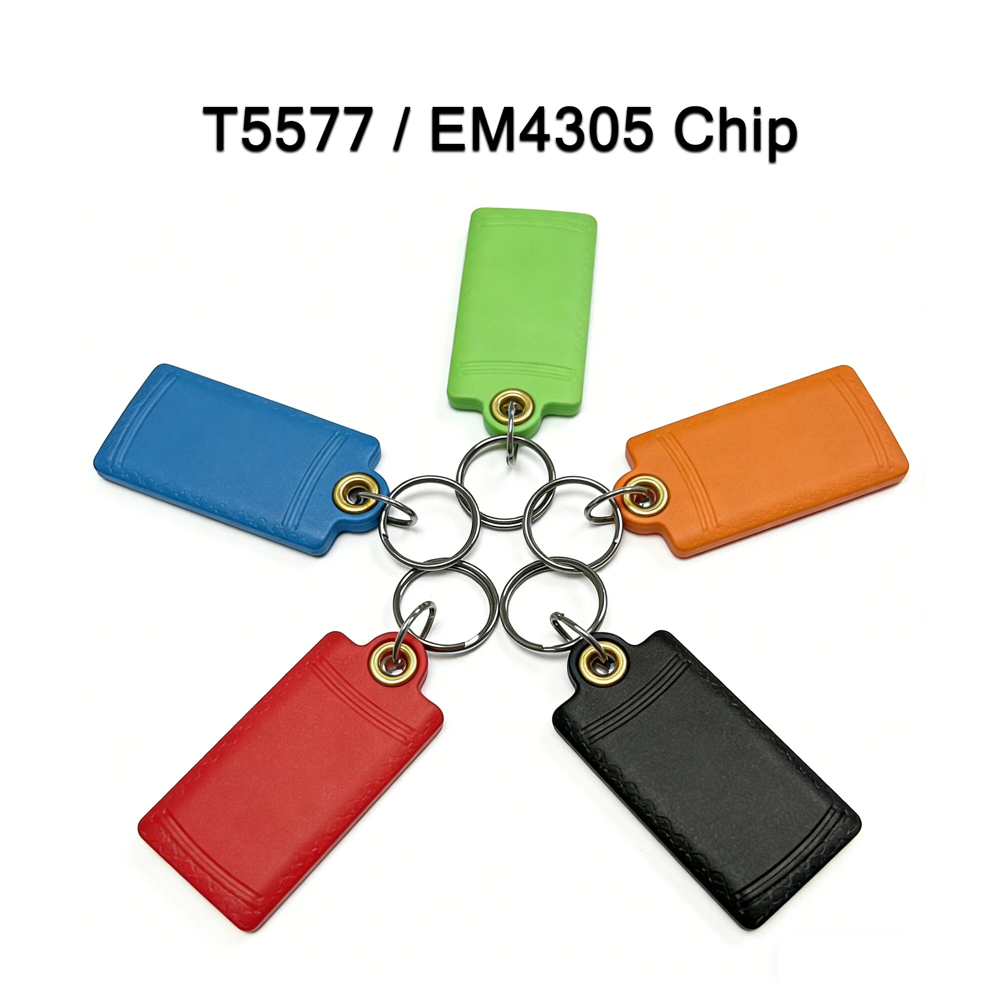 Брелок T5577/EM4305, 5 шт, разные цвета