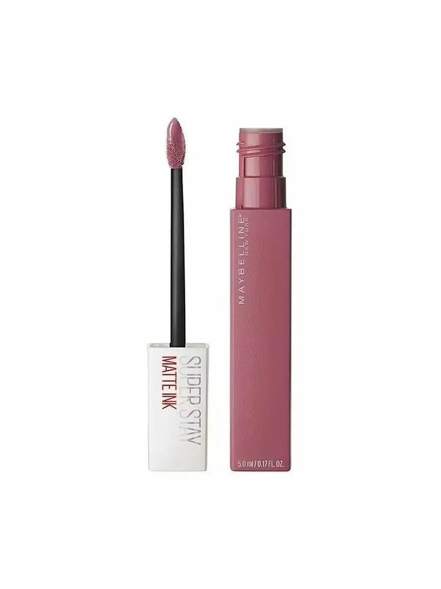 Maybelline New York Помада для губ Super Stay Matte Ink, тон 175 ringleader / Мейбелин Нью Йорк, суперстойкая жидкая матовая помада Супер Стей Матт Инк
