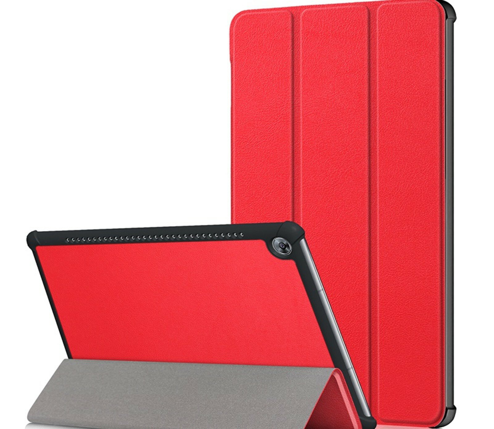 Чехол-обложка MyPads для Huawei MediaPad M5 10.8 / M5 10.8 Pro тонкий кожаный с подставкой, красный