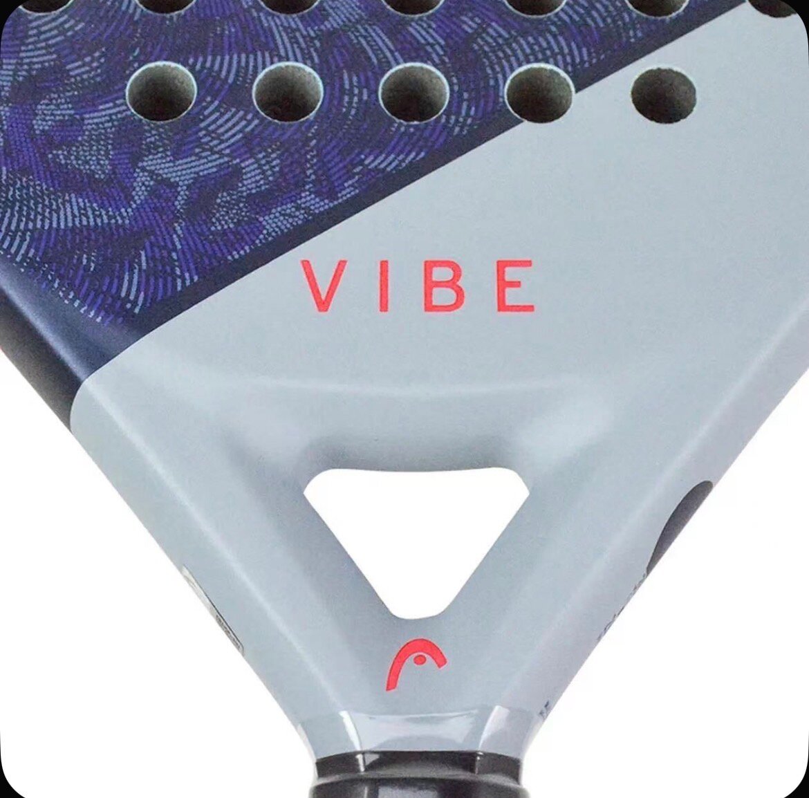 Ракетка HEAD Vibe, для падел-тенниса, стекловолокно, каплевидная, 46см — фото 1