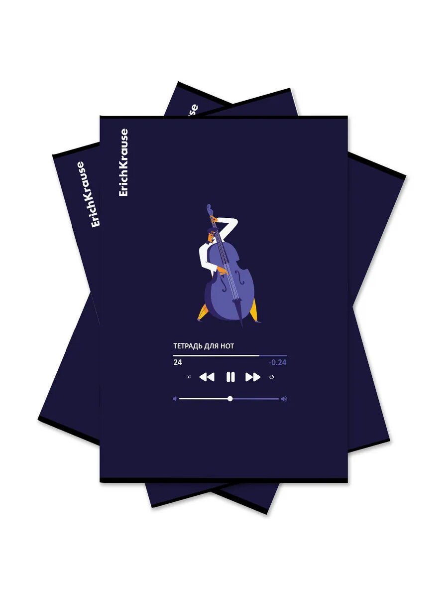 Тетрадь для нот Jolly Orchestra, А4, 24 листа