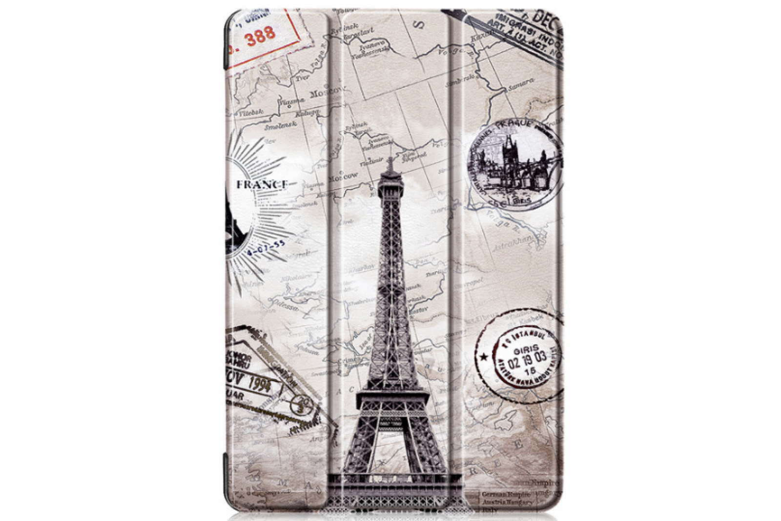 Чехол-обложка MyPads для Huawei MediaPad M6 10.8 с рисунком Париж, искусственная кожа и пластик, подставка