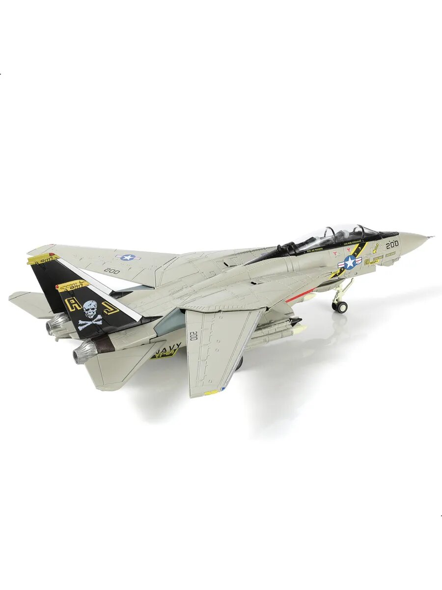 Модель F-14 Tomcat VF-84 Jolly Rogers 1/100 металл (