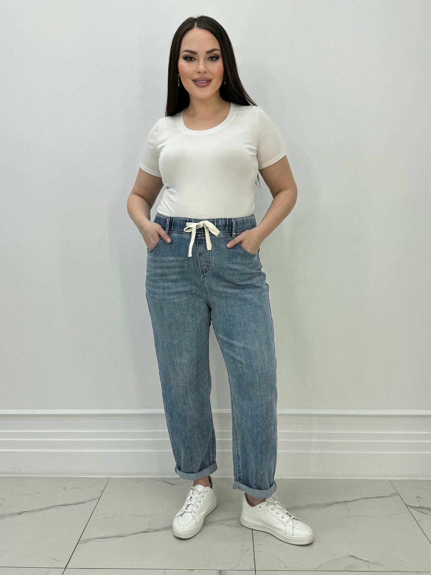 Джинсы багги