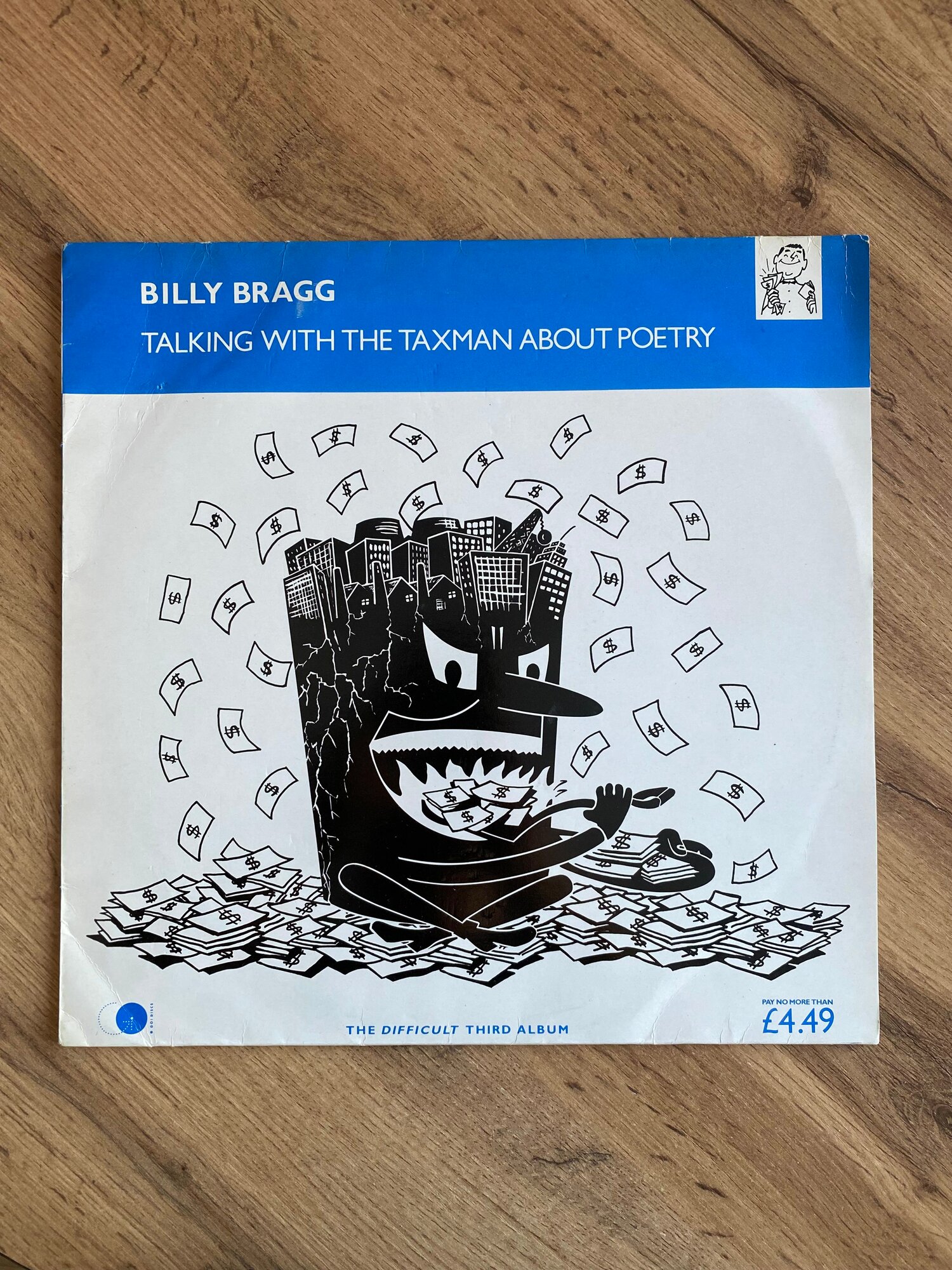 Виниловая пластинка Billy Bragg Talking With The Taxman About Poetry. 12"