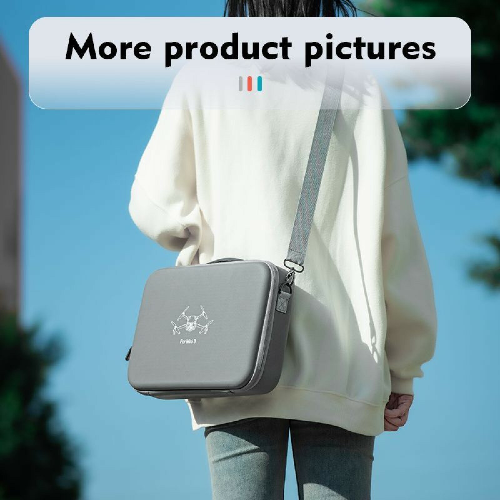 Дорожный футляр MyPads для пульта DJI Mini 3 Pro RC-N1 черный прочный защитный чехол