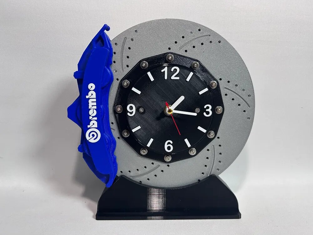 Декоративные часы в виде тормозного диска Brembo, кварцевые, для дома и офиса