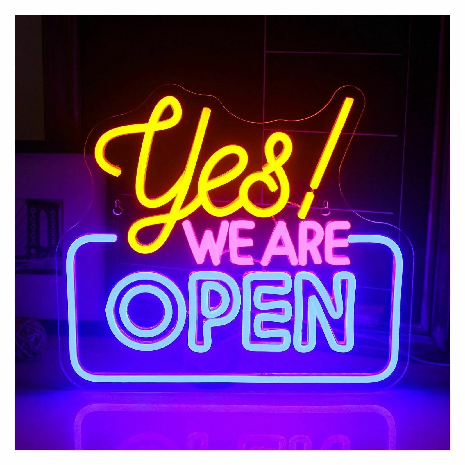 Yes We Are Open Декор Неоновой Вывески 34,5смX30см
