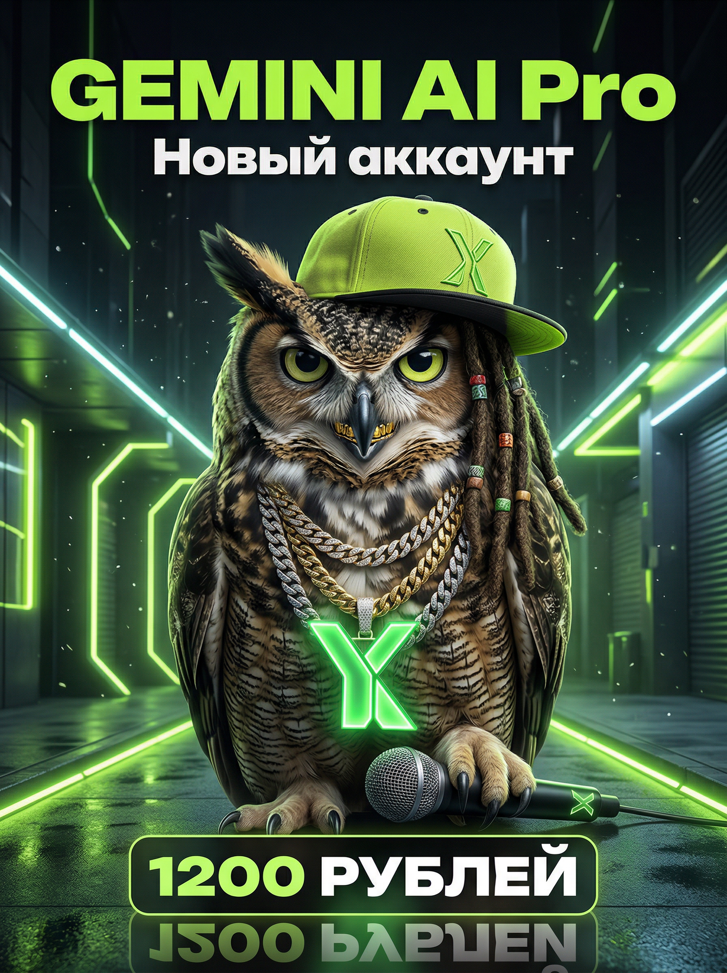 Подписка Google AI Pro: Gemini 3 Pro / на 12 месяцев (1 год)*