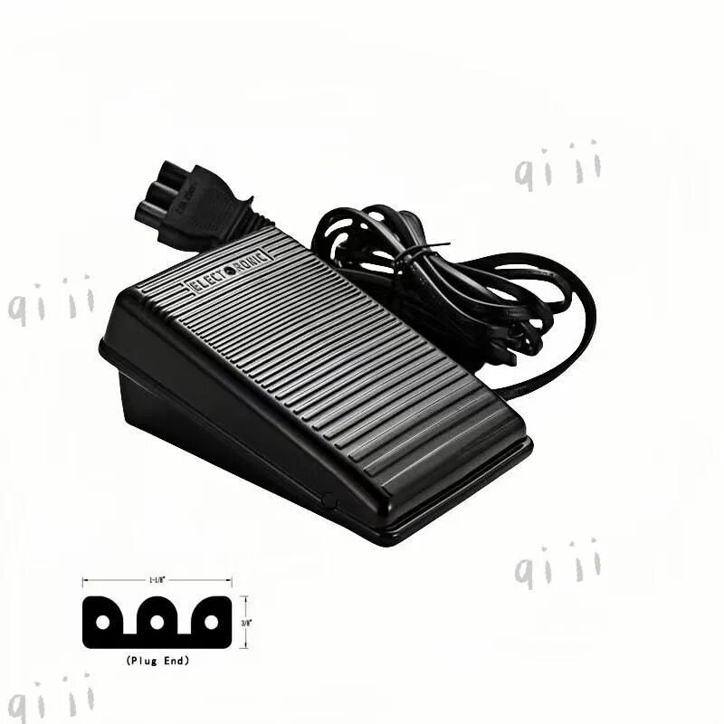 Педаль для бытовых швейных машин TUR-2 электронная для шитья, 1 шт, черная