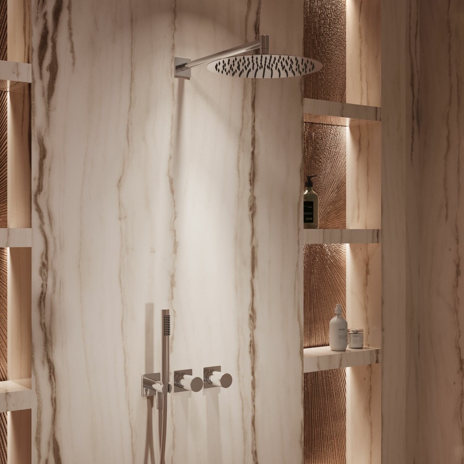 Душевой комплект Vincea Альто (Alto) VSFW-6AL1CH встраиваемый, 2 режима, хром