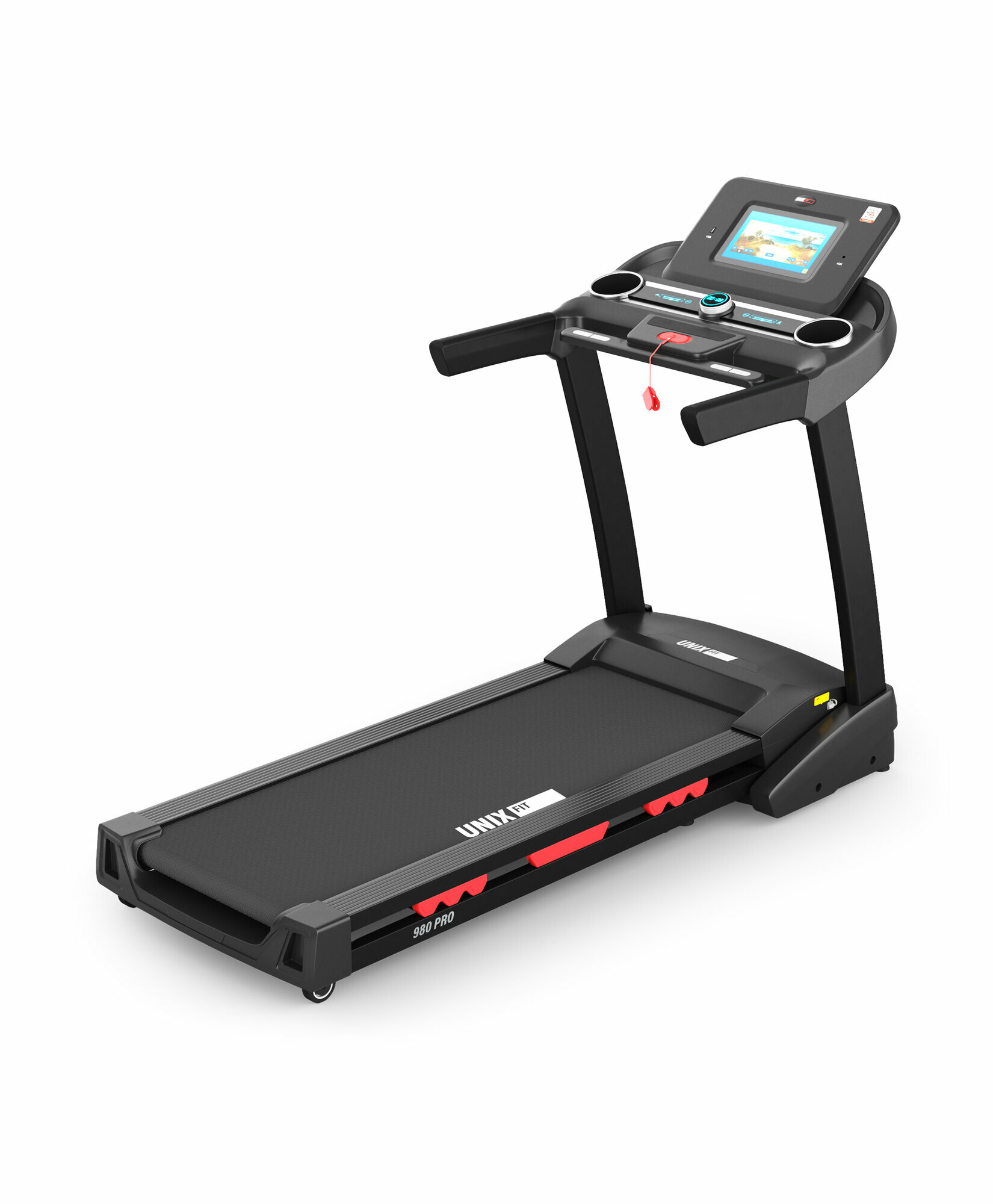 Беговая дорожка UNIX Fit MX-980 AC (10,1" TFT) 3.5 л. с, до 170 кг, скорость 1-20 км/ч, угол 0-18%, для дома
