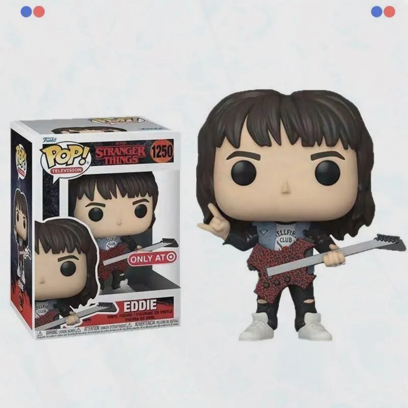 Funko Pop! Фигурка Эдди 1250 Stranger Things Очень Странные Дела Винил 14+ Коллекционная