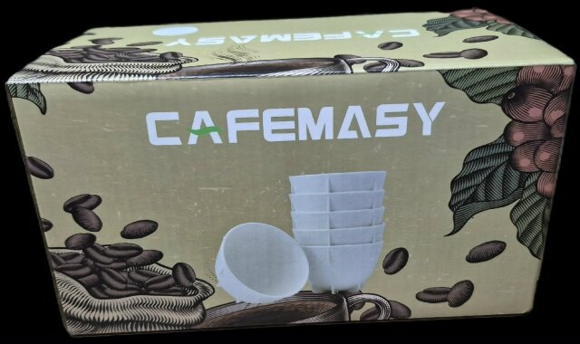 Чашки белые для кофе 200мл, белые, фирма CAFEMASY, комплект 6шт. в упаковке