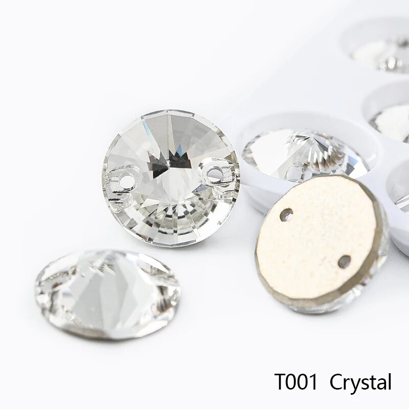 Стразы Swarovski Crystal 12 мм, серебряный, 40 шт